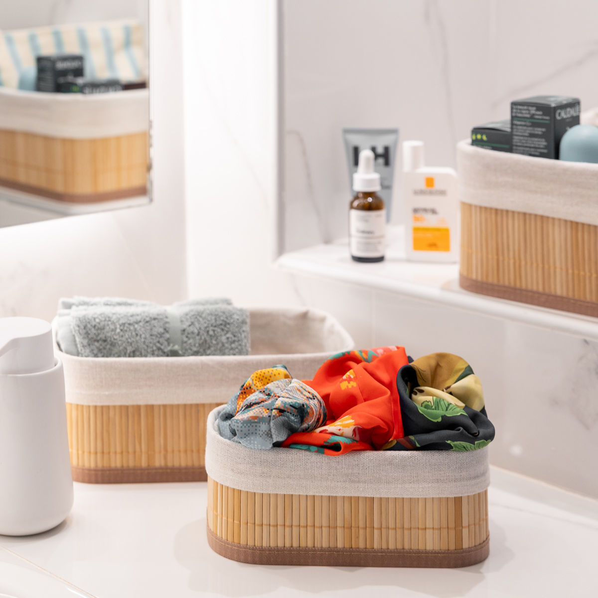 ESTIA ΚΑΛΑΘΙ ΟΡΓΑΝΩΣΗΣ BAMBOO ESSENTIALS 30x20cm ME ΕΠΕΝΔΥΣΗ - Γ. & Μ ...